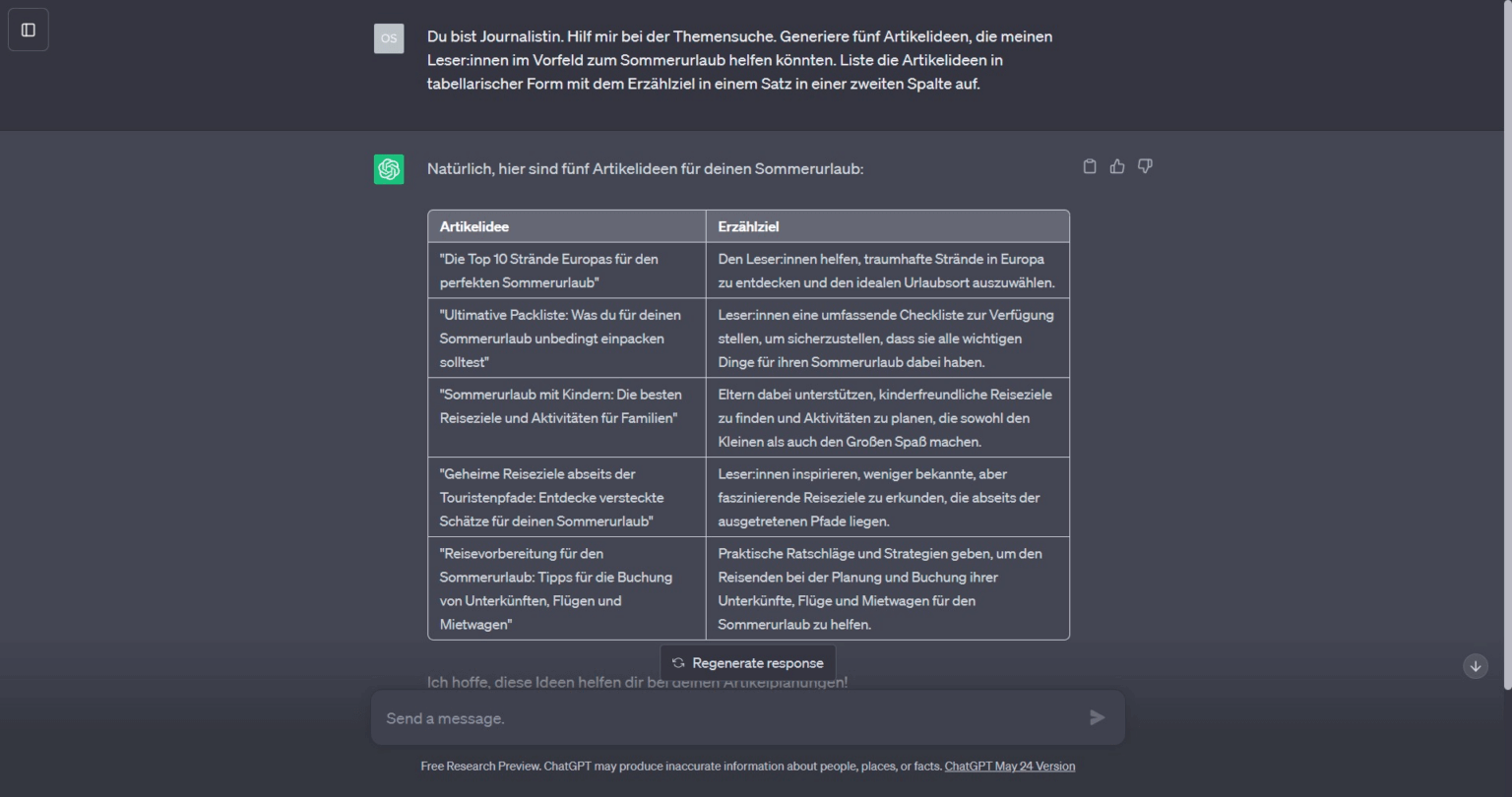 ChatGPT im Journalismus: 10 Prompts für Redaktionen | Oskar Vitlif